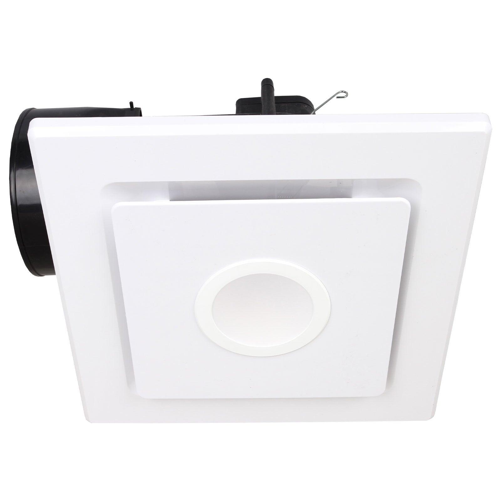 Emeline II Large Square Exhaust Fan with LED Light – Mercator