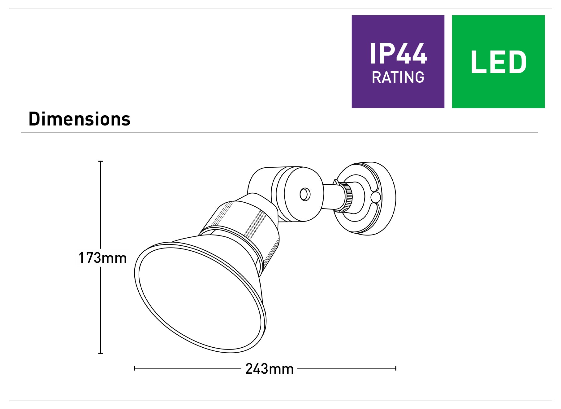 Raiden PAR38 LED Flood Light – Mercator