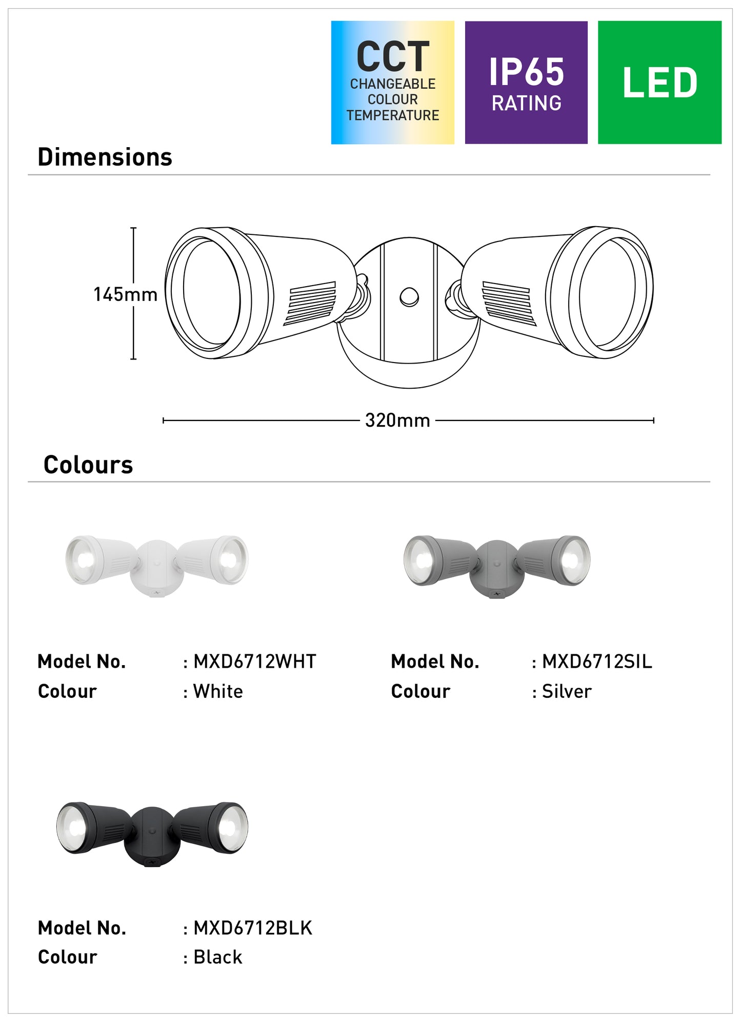 Otto II 2Lt LED Flood Light – Mercator